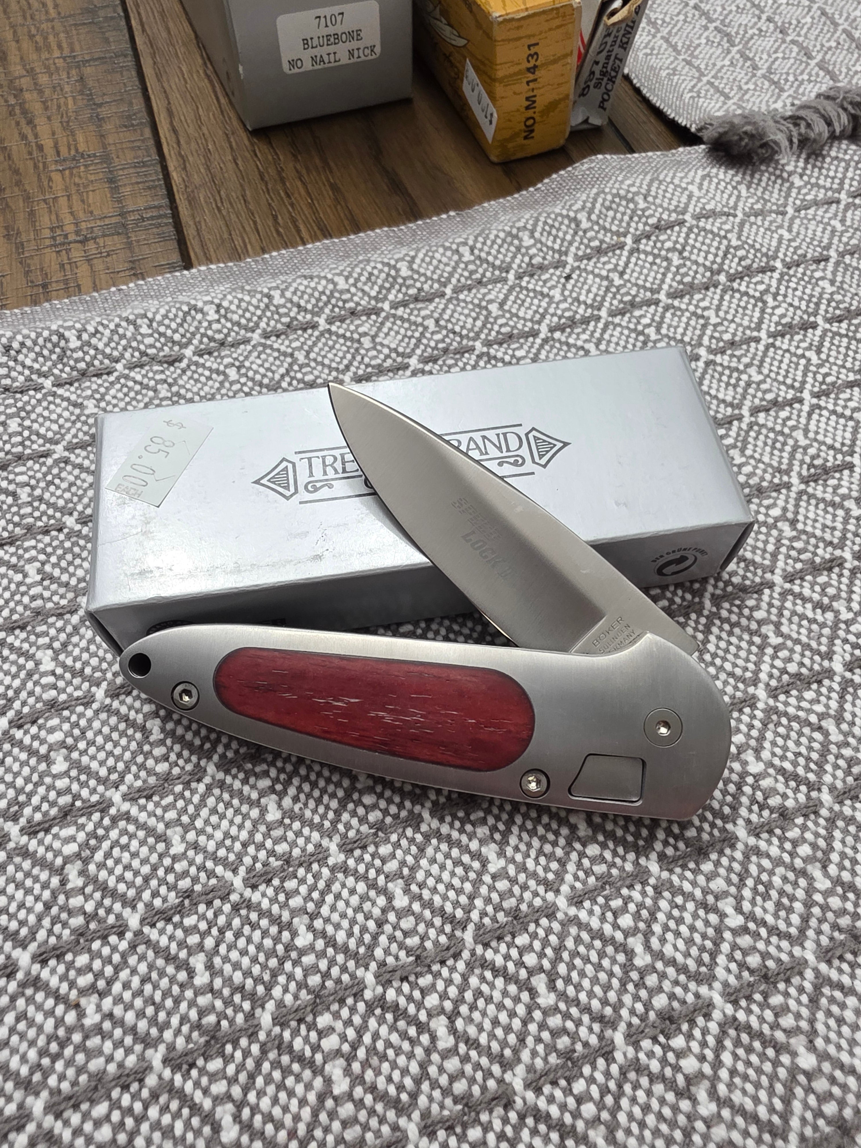 Boker Speed Lock II Treebrand Classic Manual - No Nail Knick - Red bon ...